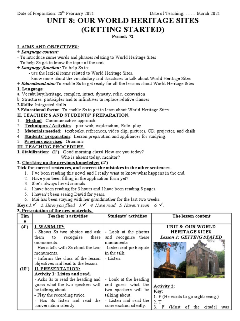 Unit 8 | PDF | Language Arts & Discipline | Foreign Language Studies