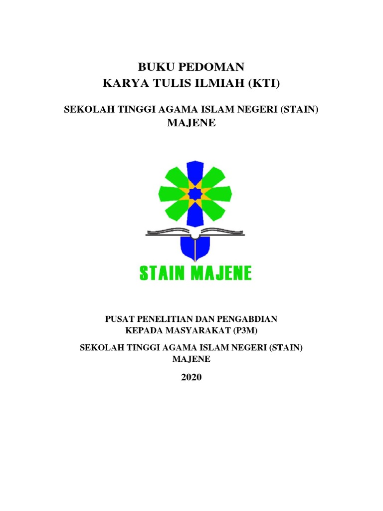 Pedoman Kti Stain Majene 2020 | PDF