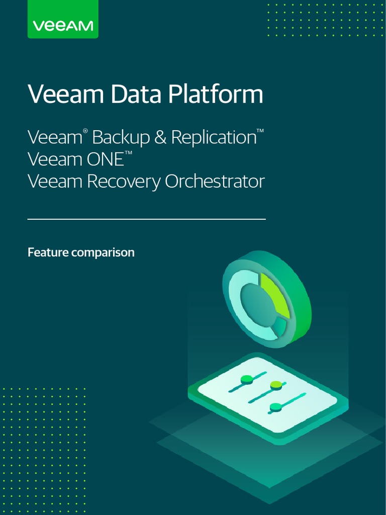 Veeam Data Platform Feature Comparison | PDF | Backup | Cloud Computing