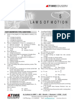 Newton Laws of Motion - Questions & Answer Key | PDF | Force | Acceleration