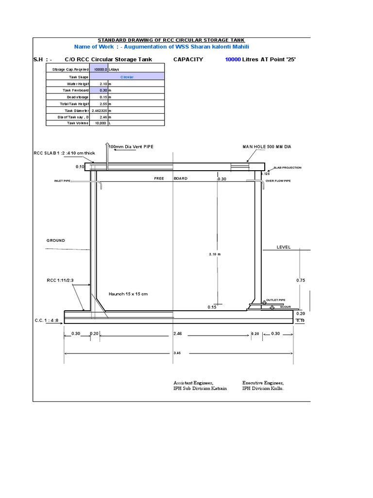Chamber | PDF | Concrete | Foundation (Engineering)