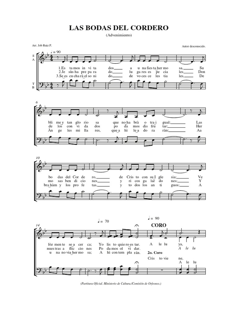 Las Bodas Del Cordero | PDF