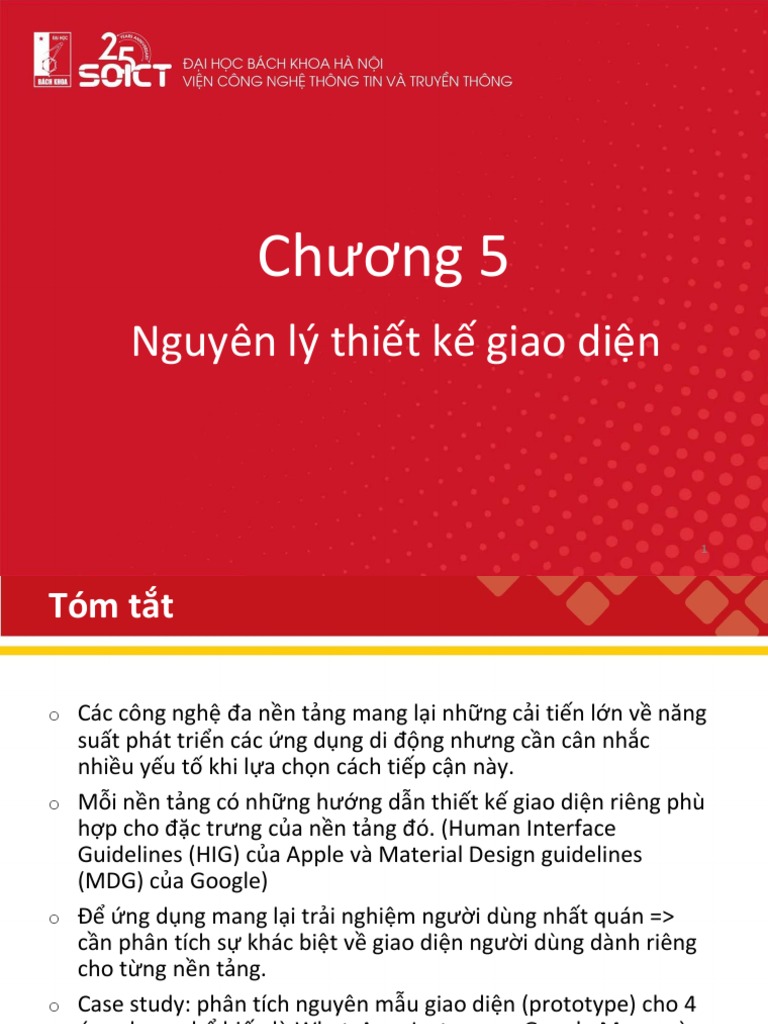 Chuong 5 Nguyen Ly Thiet Ke Giao Dien - New | PDF