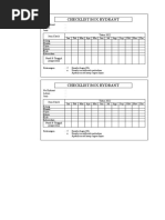 Checklist Inspeksi Hydrant 2009 | PDF