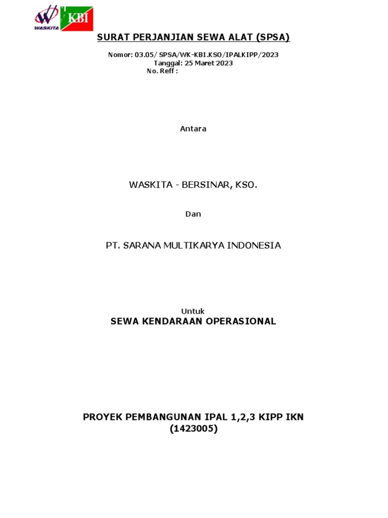 03.05 SPSA PT. Sarana Multikarya Indonesia | PDF | Pengelolaan Keuangan ...