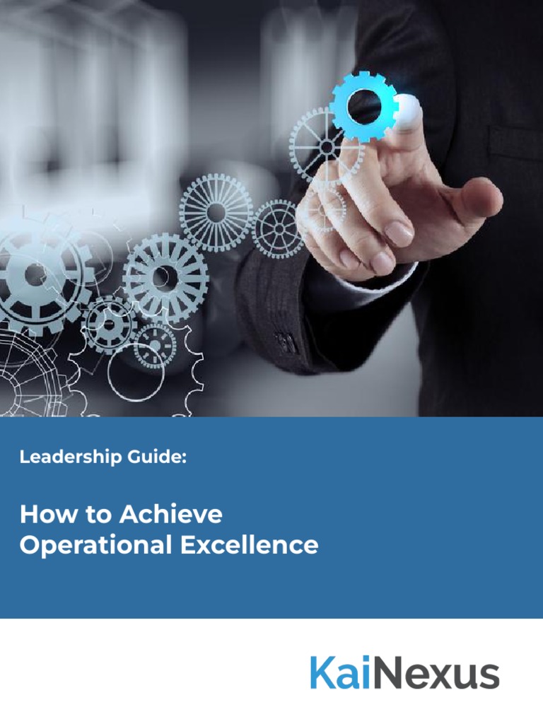 Leadership Guide - How To Achieve Operational Excellence | PDF | Lean ...