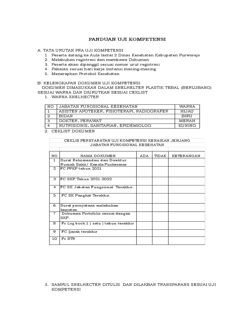 Kelengkapan Dokumen | PDF