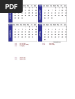 Mud Up Calendar - 2017 | PDF