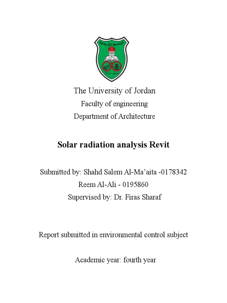Solar Radiation Analysis Revit | Download Free PDF | Autodesk Revit | Sun