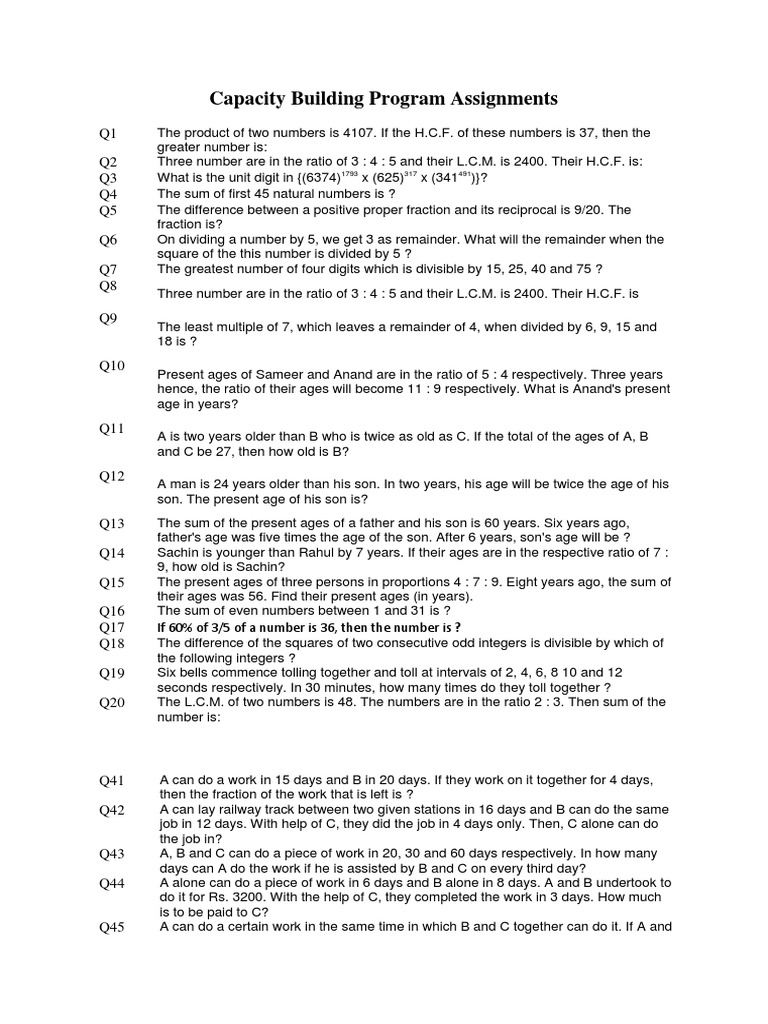 1 - Capacity Building Assignment | PDF | Interest | Interest Rates
