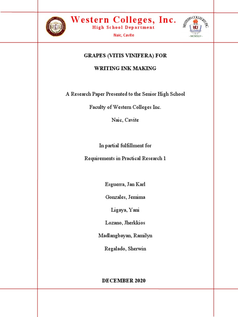 Grapes Vitis Vinifera Forwriting Ink Making Pdf Phenolic Content In