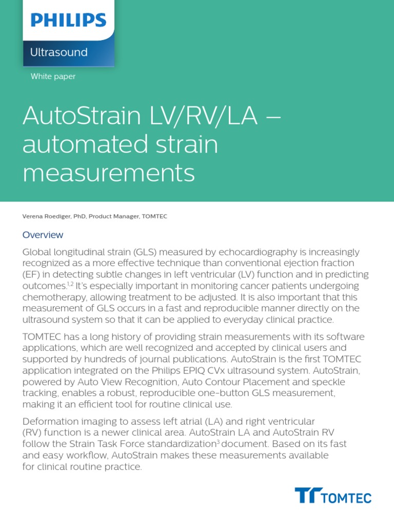 AutoStrain: Automated GLS Measurement | PDF | Echocardiography | Heart