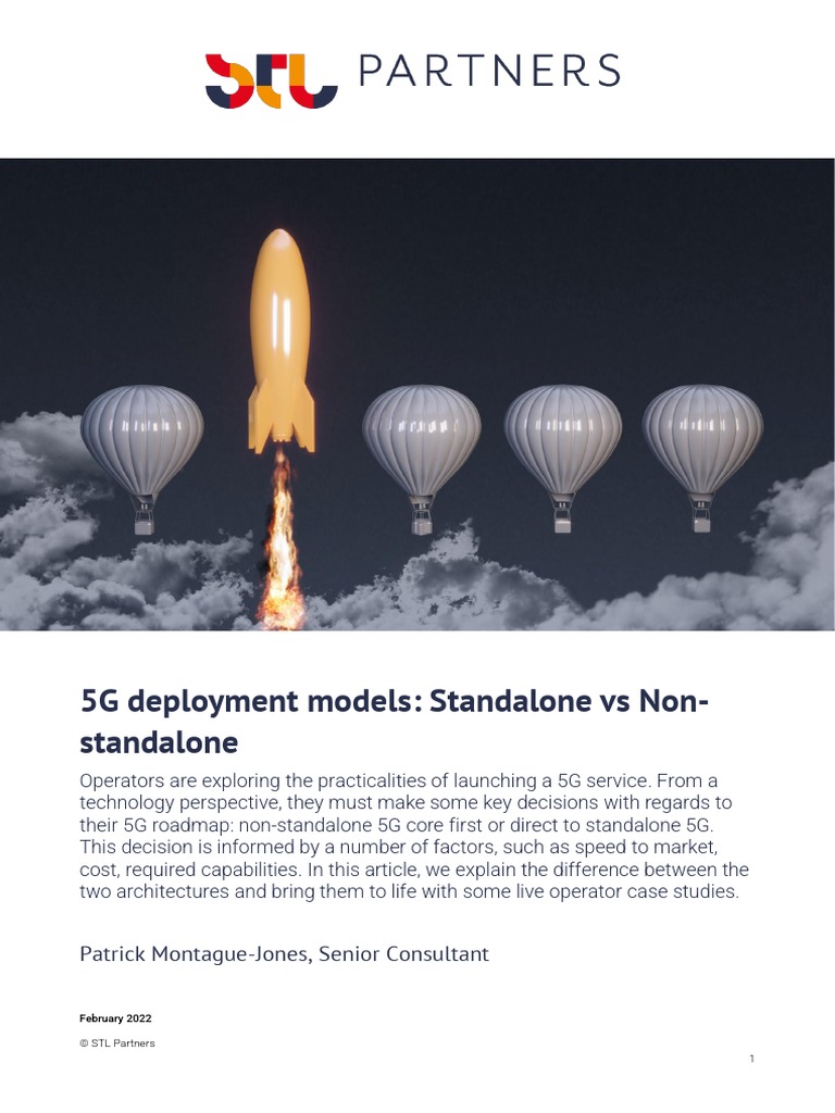 5G Deployment Models - SA Vs NSA | PDF