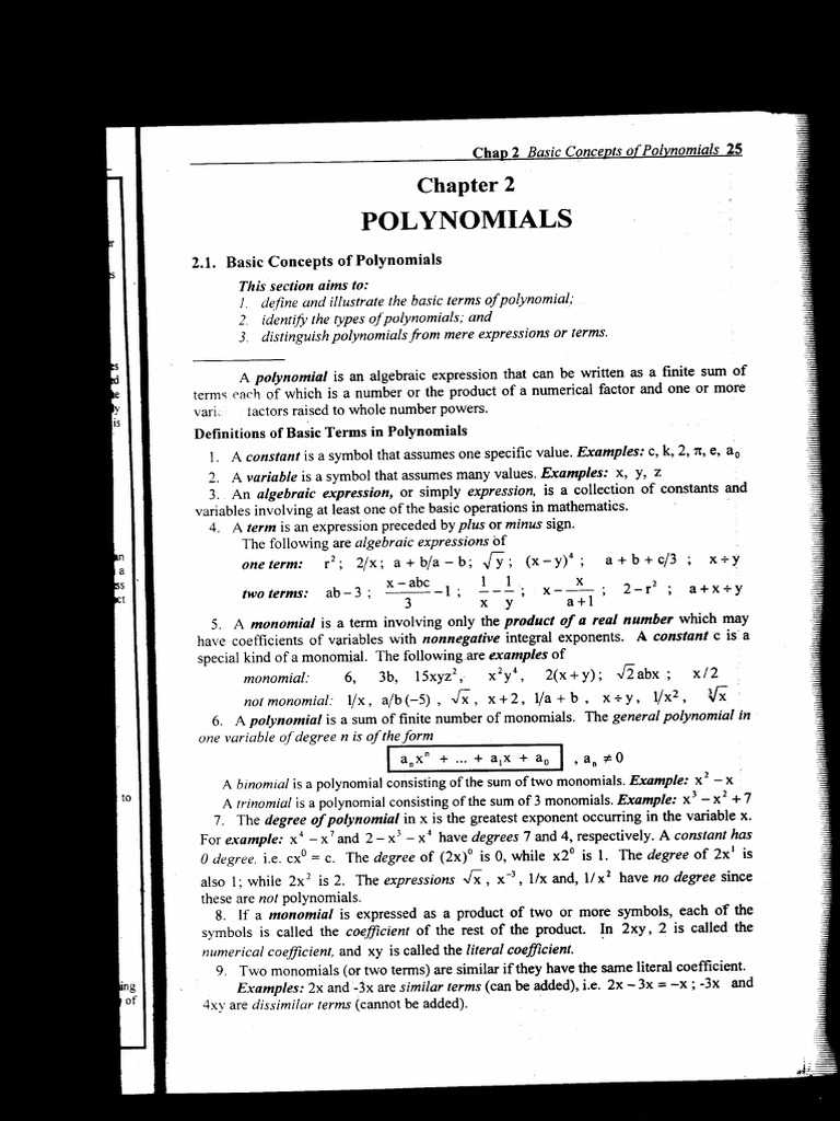 CollegeAlgebra Chapter2 Polynomials IMG 20140923 0001 | PDF ...