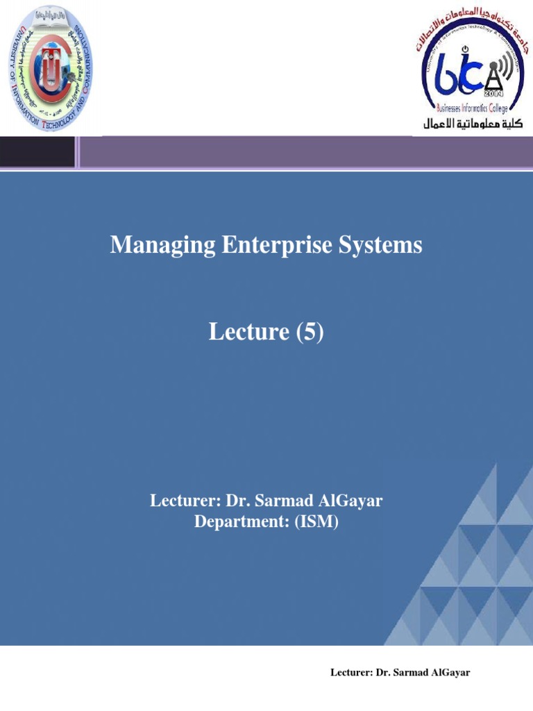 5 Erp Implementation L5 | PDF | Enterprise Resource Planning | Business Process