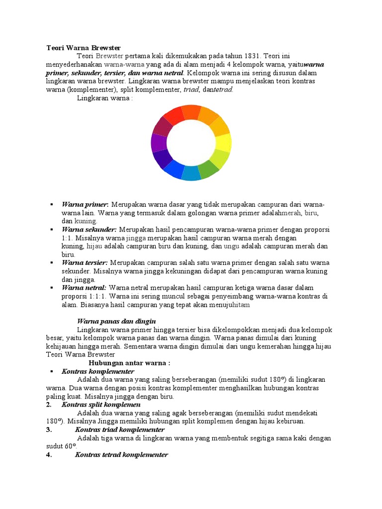 Teori Warna | PDF