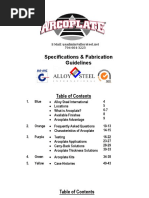Arcoplate Fabrication Guidelines v.04-10 | PDF | Welding | Construction