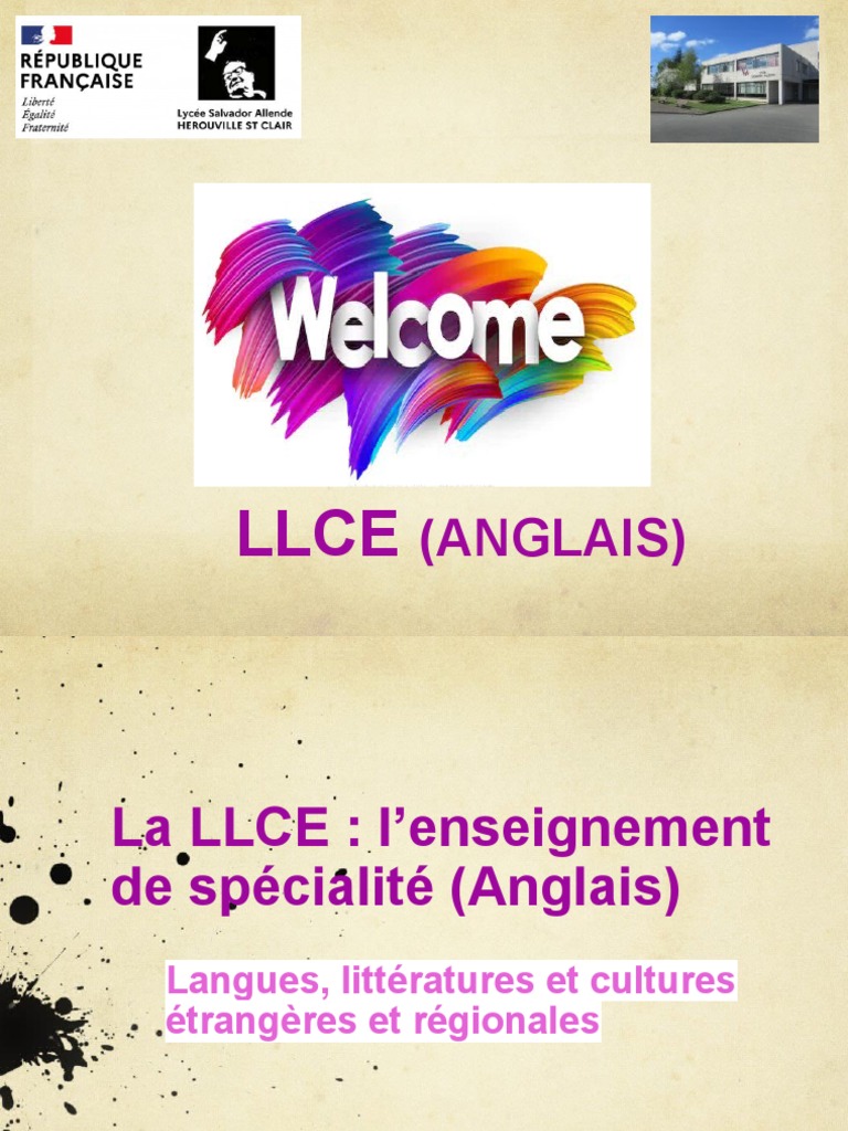 LLCE Anglais : Programme et Évaluation | PDF