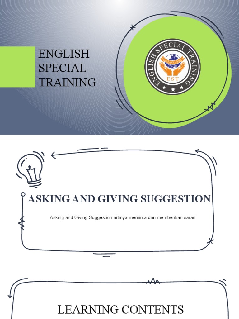 Asking and Giving Suggestion | PDF