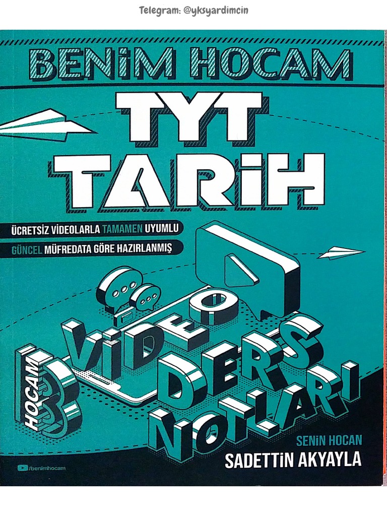 Benim Hocam Yayınları - TYT Tarih - Video Ders Notları | PDF