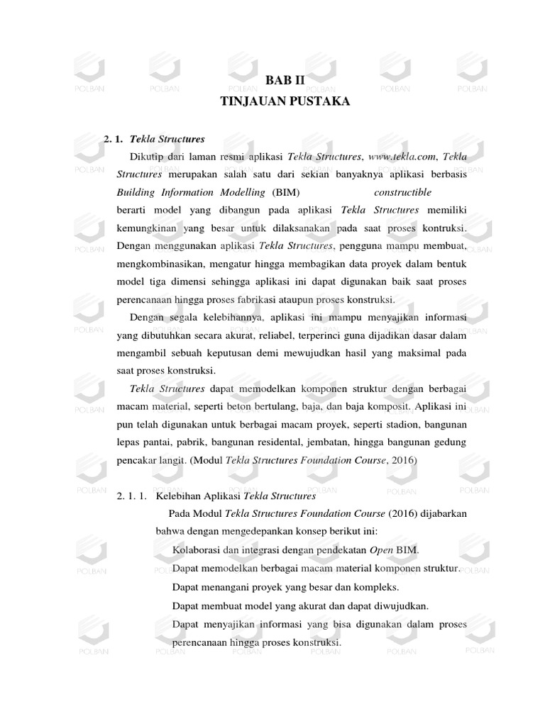 Struktur Tekla | PDF