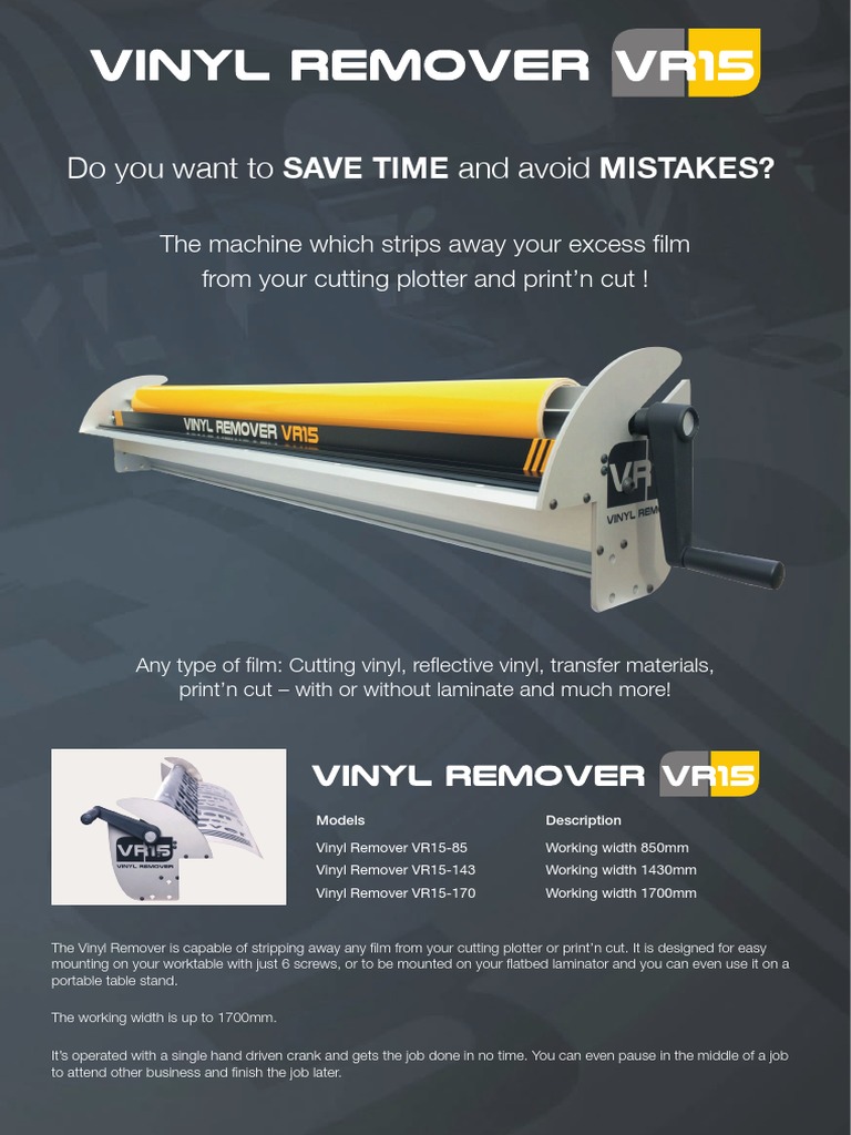 Vinyl Remover - Technical Data Sheet (EN) | PDF | Industrial Processes ...