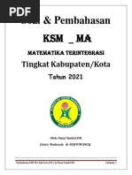 Serial Soal Uji Latih KSM-Kab Mts 2025 | PDF