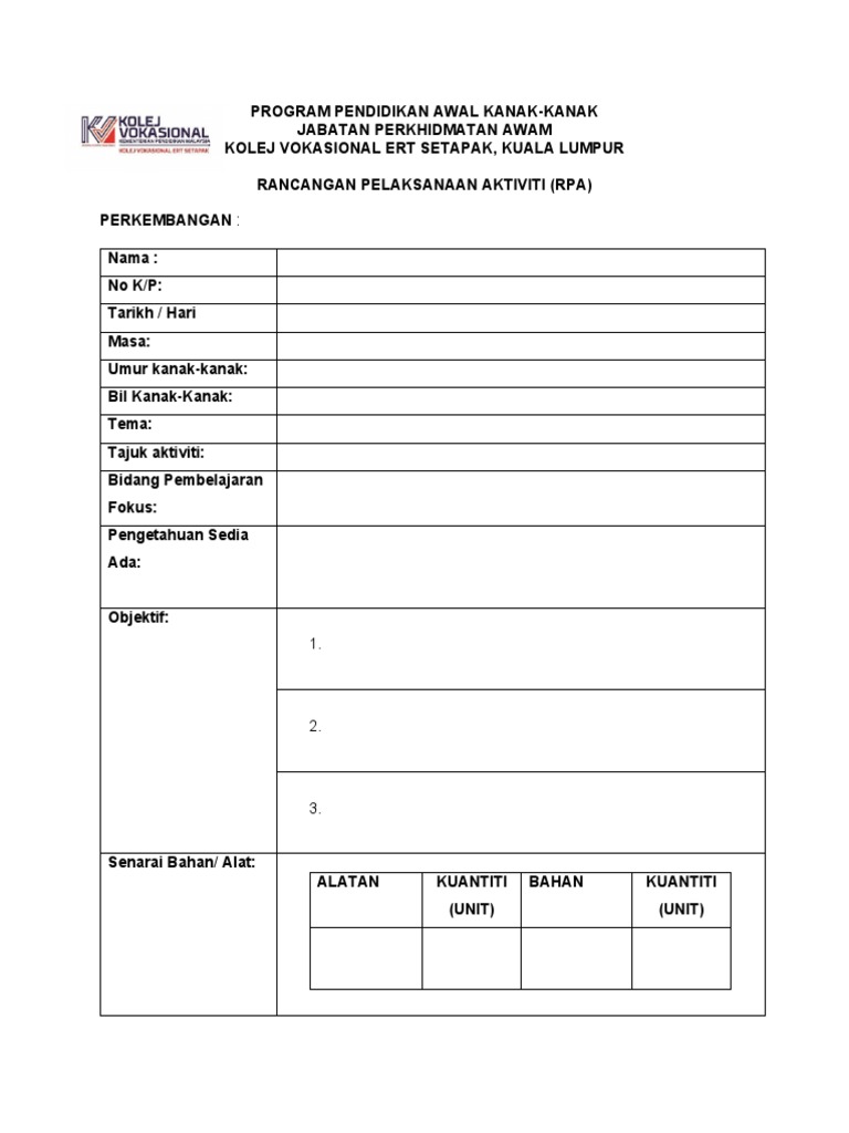 Format Rpa (5) | PDF