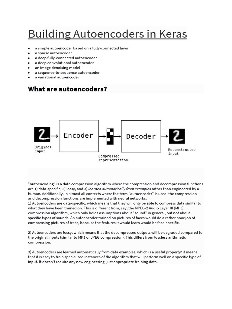 Autoencoder | PDF | Data Compression | Mp3