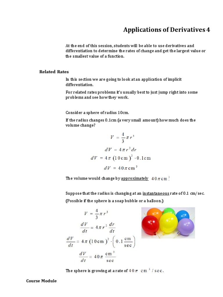 Week013 Module Descargar Gratis Pdf Derivative Mathematical