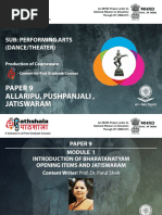 भरतनाट्यम | PDF | Performing Arts