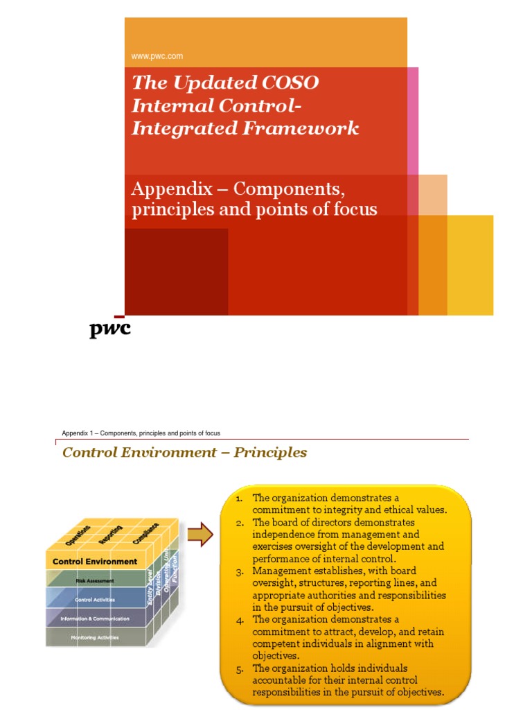 COSO Internal Control Framework Overview | PDF