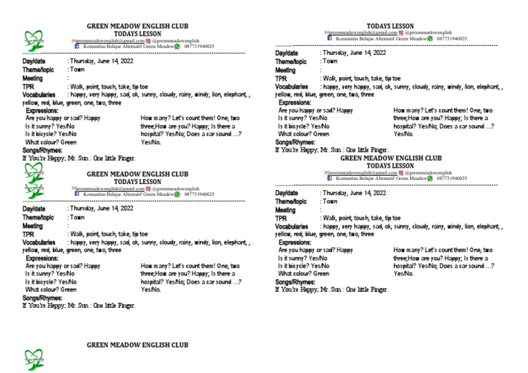 Today's Lesson - ANT | PDF
