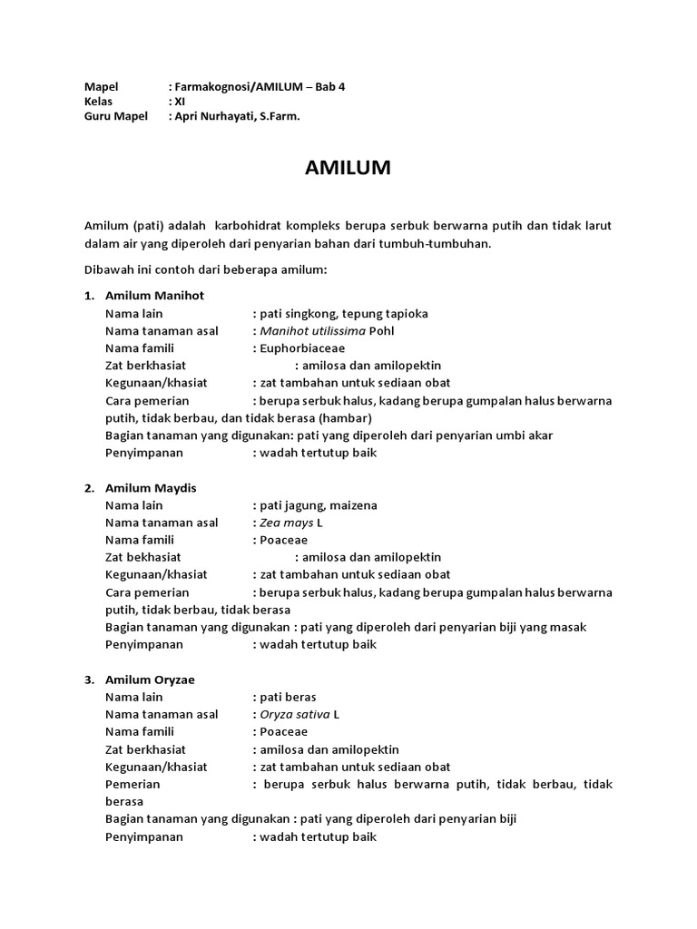 Amilum-F.nosi Xi | PDF