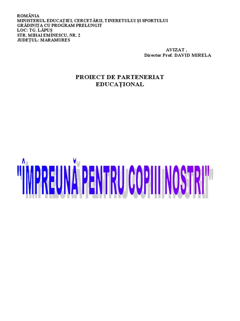 Parteneriat Familie | PDF