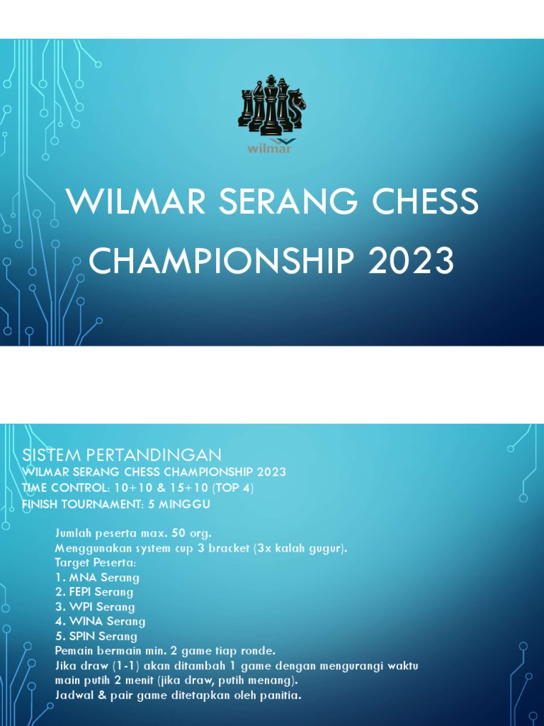 Wilmar Champion Chess 2023 | PDF