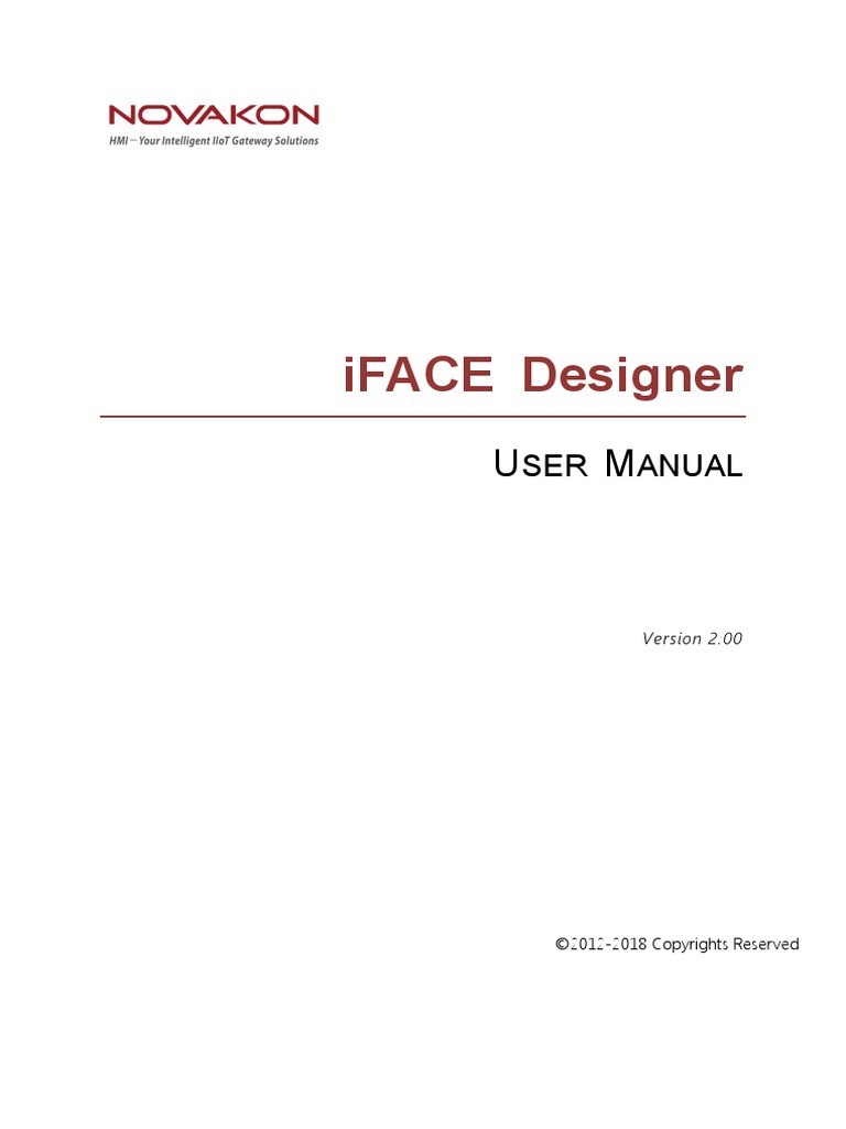 IFace Designer User Manual | PDF | Icon (Computing) | Usb