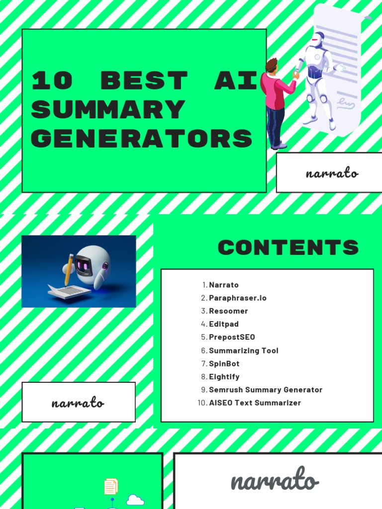 10 AI Summary Generators You Should Try | PDF