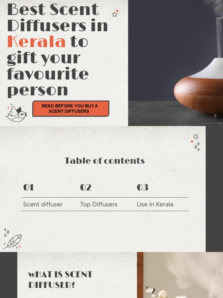Scent Diffusers in Kerala | PDF
