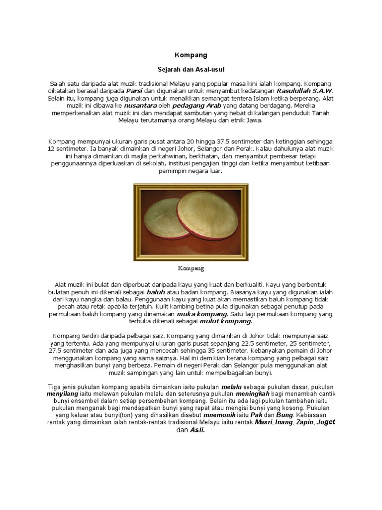 Kompang | PDF