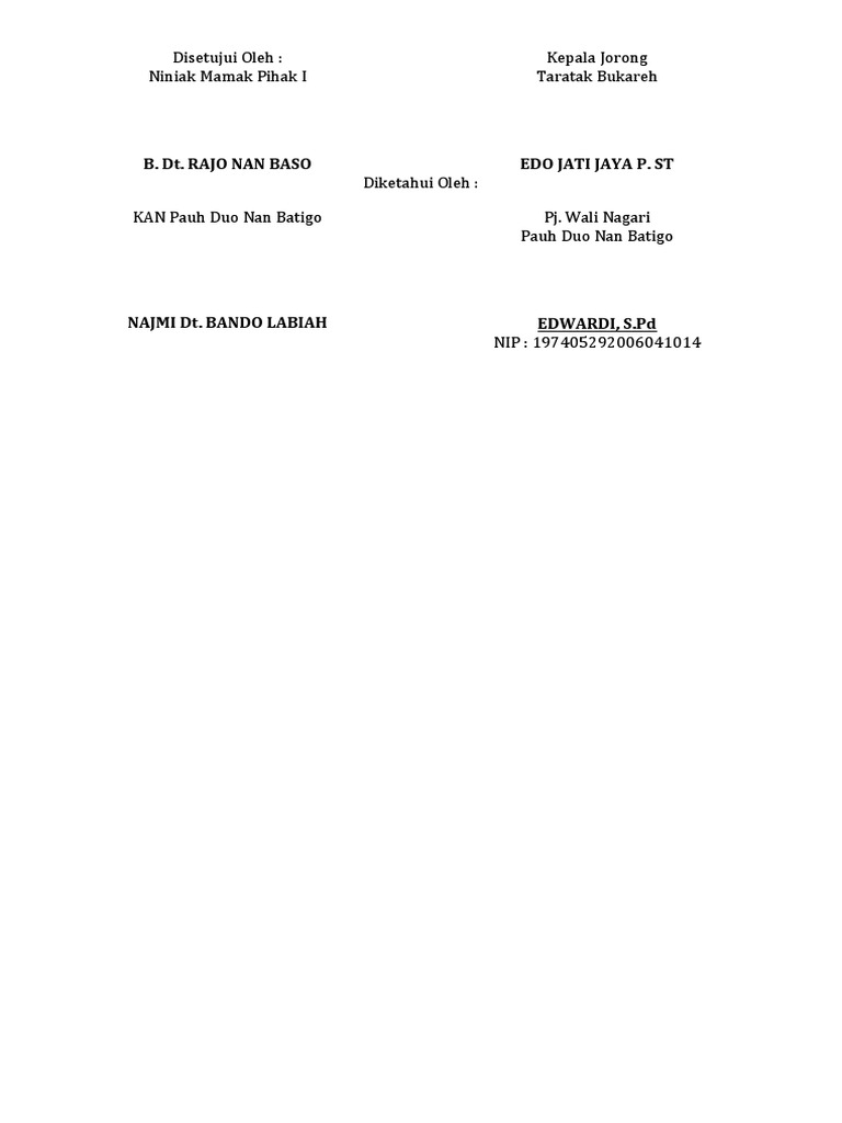 Disetujui Oleh | PDF