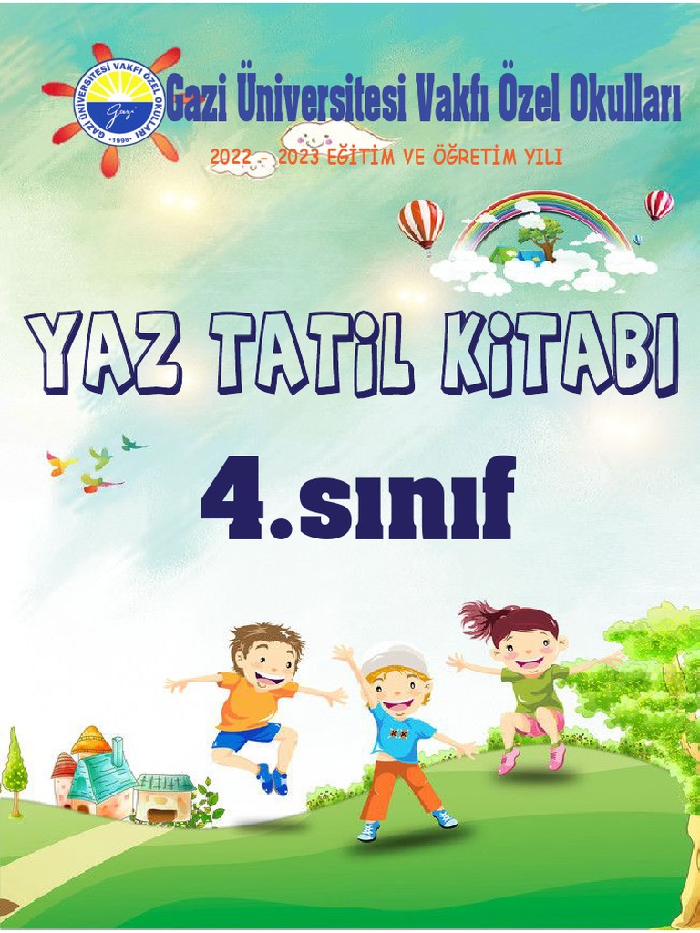 +4.sinif-Yaz Tati̇l Ki̇tabi | PDF