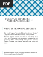 Personal Hygiene Checklist | PDF | Hygiene | Toothbrush