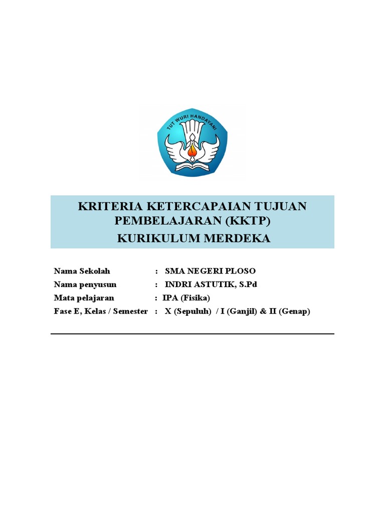 KKTP IPA (Fisika) | PDF
