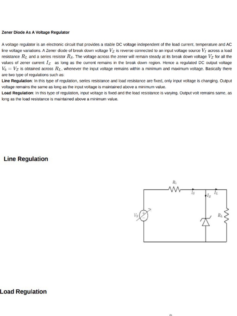 Zener Diodes Problems Notes | PDF | Diode | Electrical Engineering
