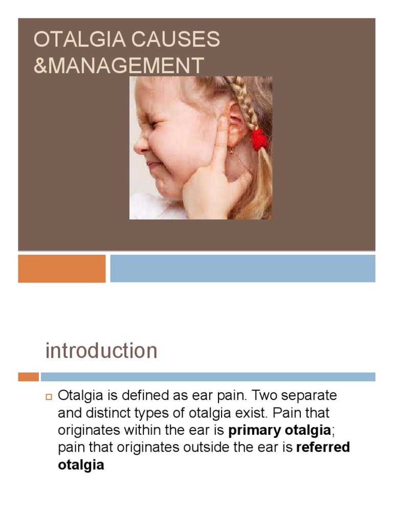 Otalgia: Causes and Management | PDF