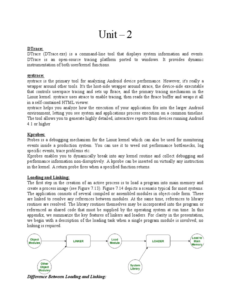 SBG Study Advance OS Unit 2 | PDF | Thread (Computing) | Library (Computing)