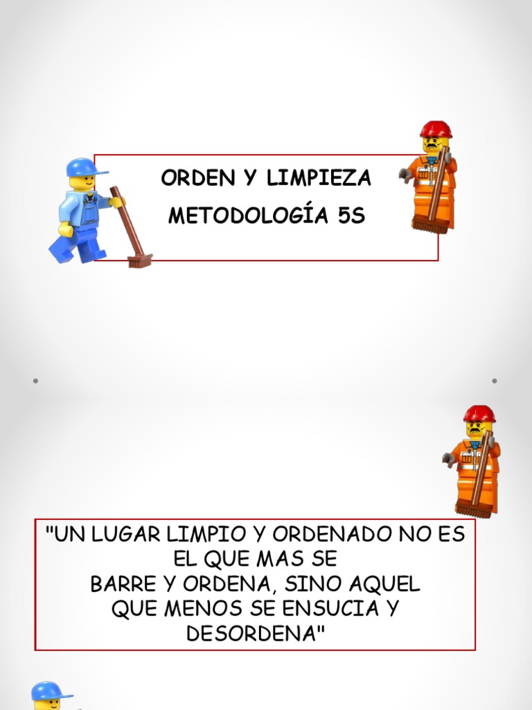 Orden Y Limpieza Metodología 5S | PDF