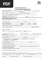 Cashless Hospitalization Form | PDF | Hospital | Family Medicine