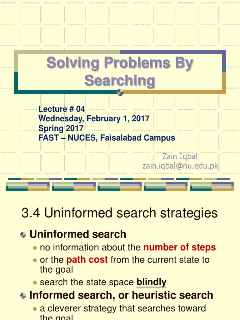 Lecture 5 Uninformed Search Pdf Mathematical Logic Computer Science